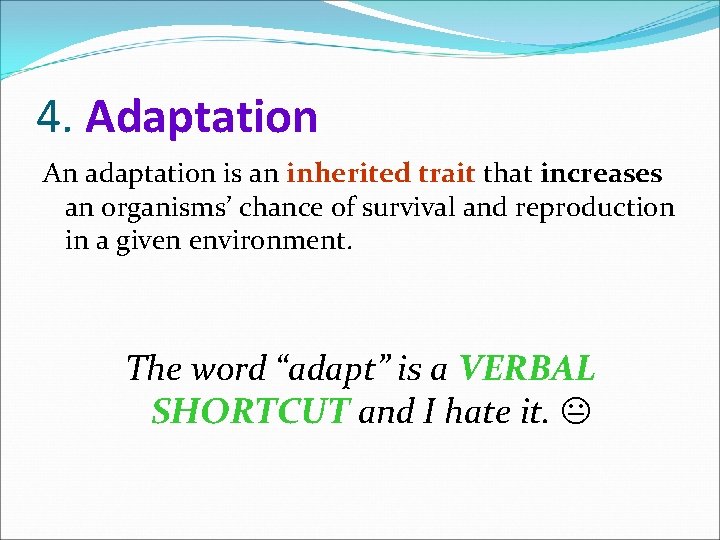 The Theory of Biological Evolution The Theory of