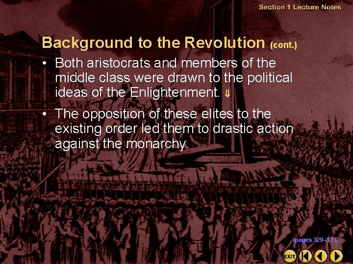 Chapter Introduction Section 1 The French Revolution Begins