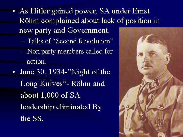 Hitlers Rise to Power Destruction of social clubs