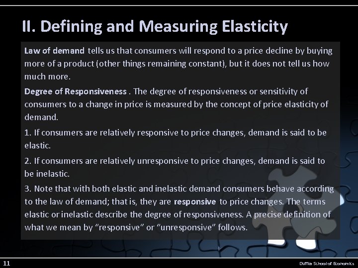 MODULE 46 INCOME EFFECTS SUBSTITUTION EFFECTS AND ELASTICITY