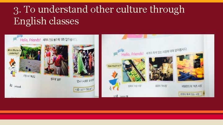 Bilingual Education in Korea Stars 1 English class
