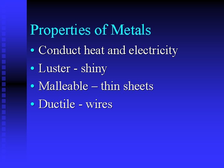 Chapter 19 Elements and their Properties Periodic Table