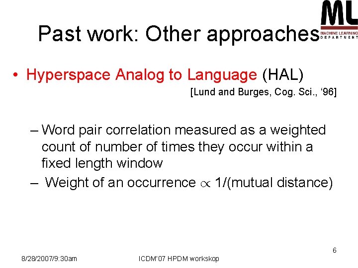 Sparse Word Graphs A Scalable Algorithm for Capturing Sparse Word Graphs A Scalable Algorithm for Capturing