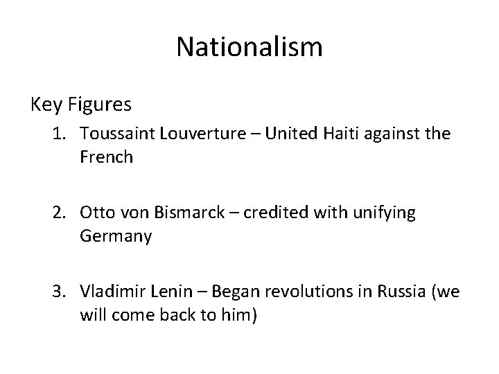 Connecting the Historical Dots Mr Burdette World History