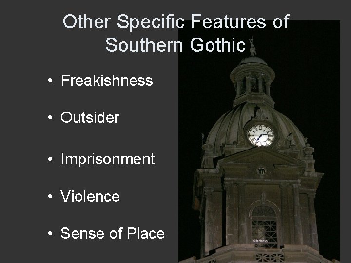Southern Gothic in American Literature Created by Laurie