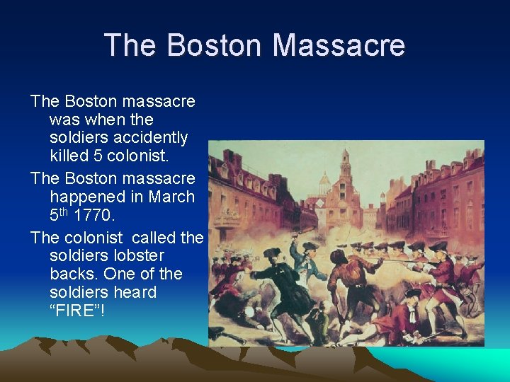 Colonial Boston History BY Karla Maile Carlos Karen