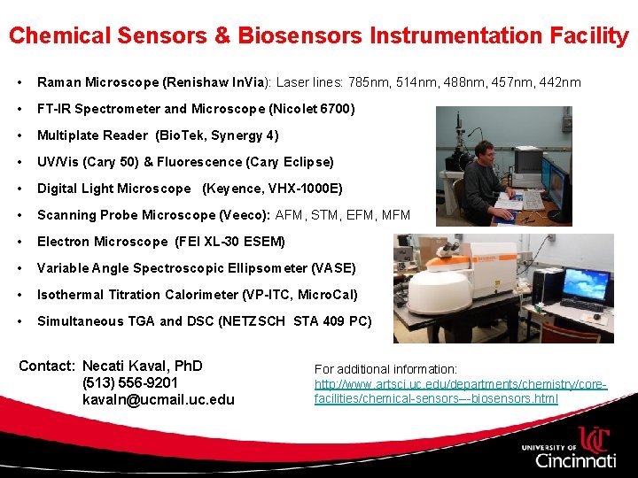 University of Cincinnati West Campus Instrumentation Facilities Bill
