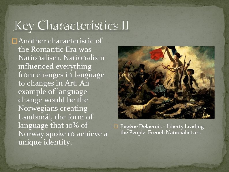 The Romantic Era By Nicholas Mc Clain What