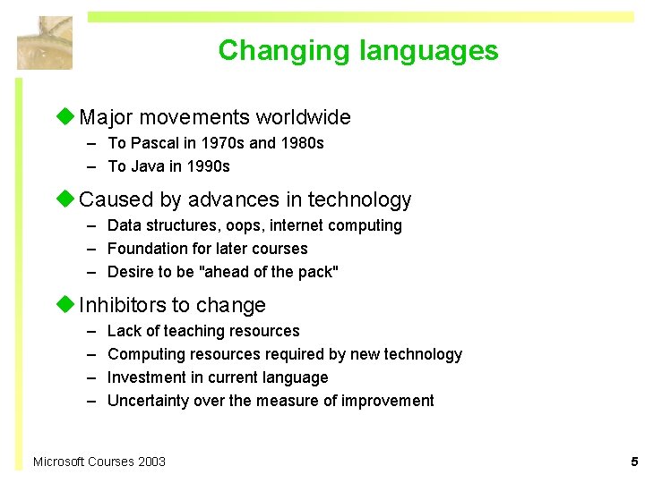 Introductory Programming with C Judith Bishop University of