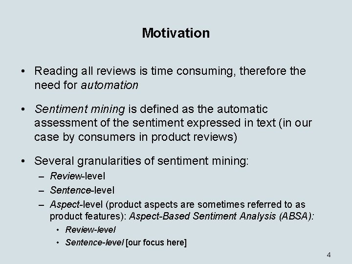 Exploring Lexicosemantic Patterns For Aspectbased Sentiment Analysis