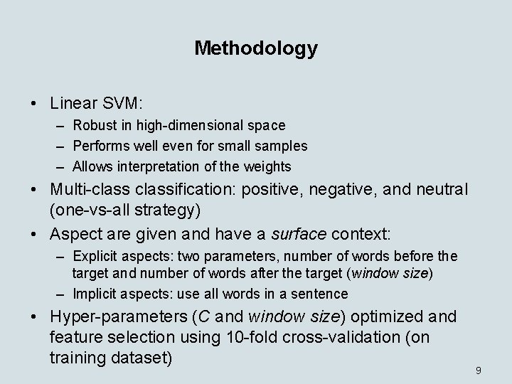 Exploring Lexicosemantic Patterns For Aspectbased Sentiment Analysis