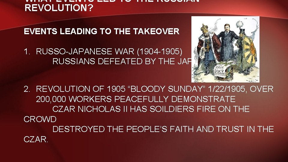 RUSSIAN REVOLUTION Subtitle THE ROMANOV DYNASTY 1613 1917