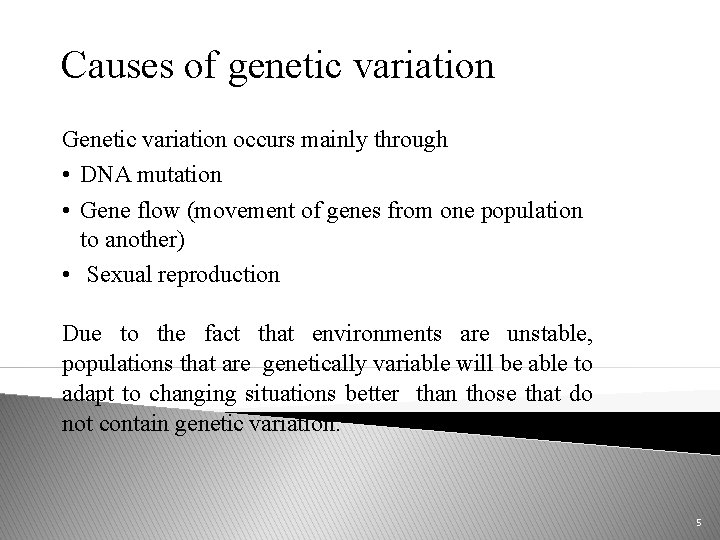 POPULATION GENETICS BS Genetics Course Dr Shagufta Naz