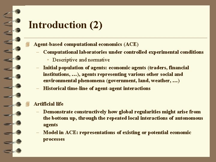 11 5 Economics Agentbased Computational Economics Growing Economies