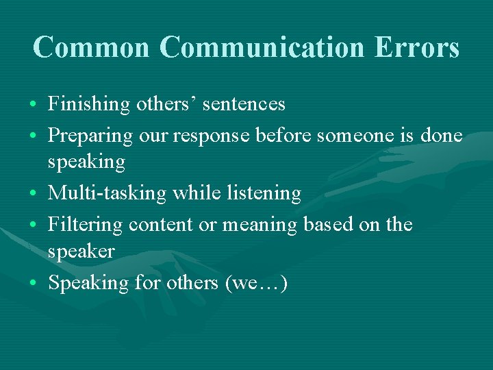 Effective Communication Verbal Communication Active Listening How do