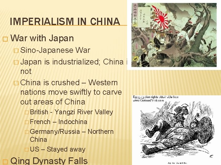 THE NEW IMPERIALISM IMPERIALISM Imperialism the domination by
