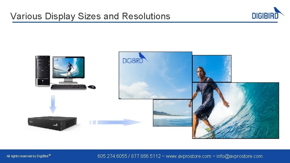 Digi Bird Creative Video Wall Controller DBVRC 4