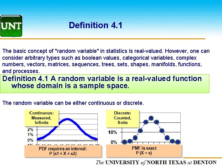 Chapter 4 Discrete Probability Distributions Section 4 1