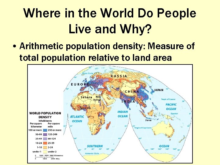 POPULATION Chapter 2 H J de Blij Where