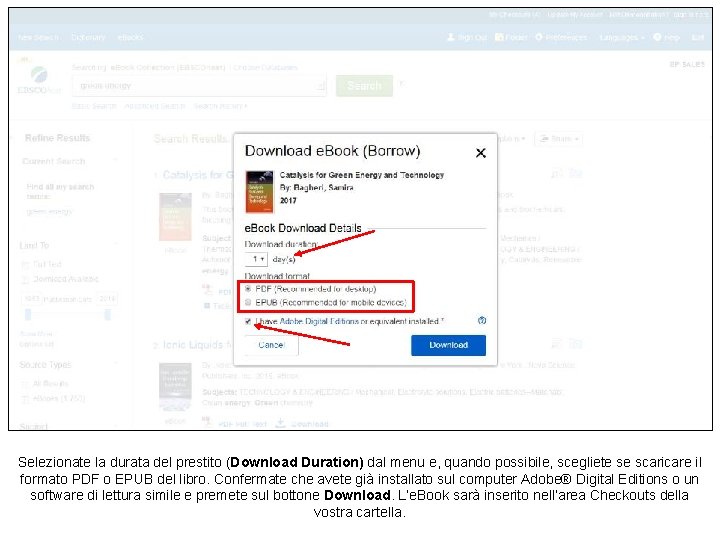 Tutorial Scaricare gli da EBSCOhost connect ebsco com