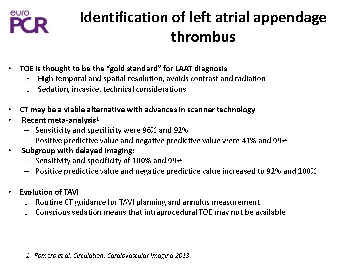Left Atrial Appendage Thrombus in TAVI Prevalence clinical