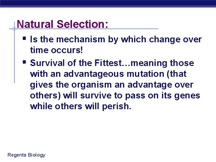 Darwin Change Over Time by Natural Selection ch