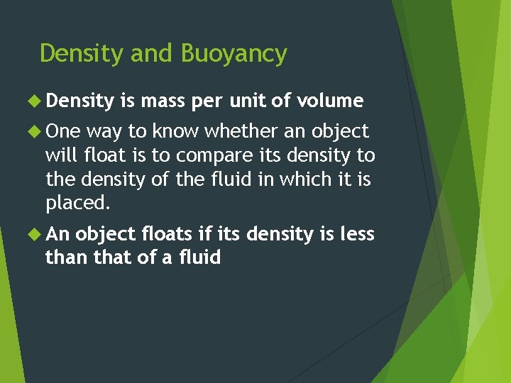 Behavior of Liquids and Gases Thermal Expansion As