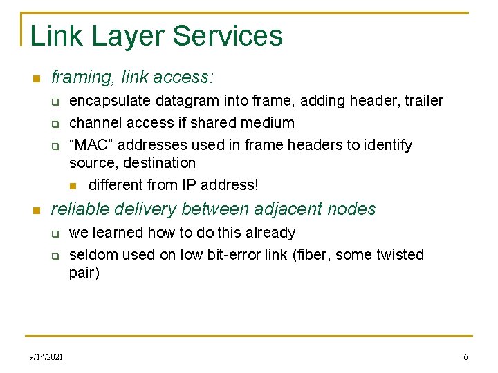 CIS 454554 Data Comm Networks Lecture 12 Wenbing