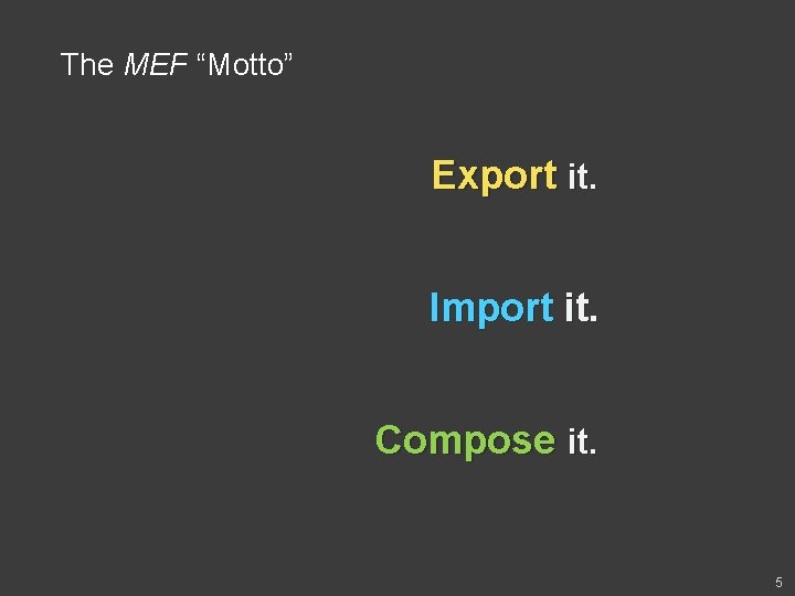 Managed Extensibility Framework Kishore Kumar V Project Lead
