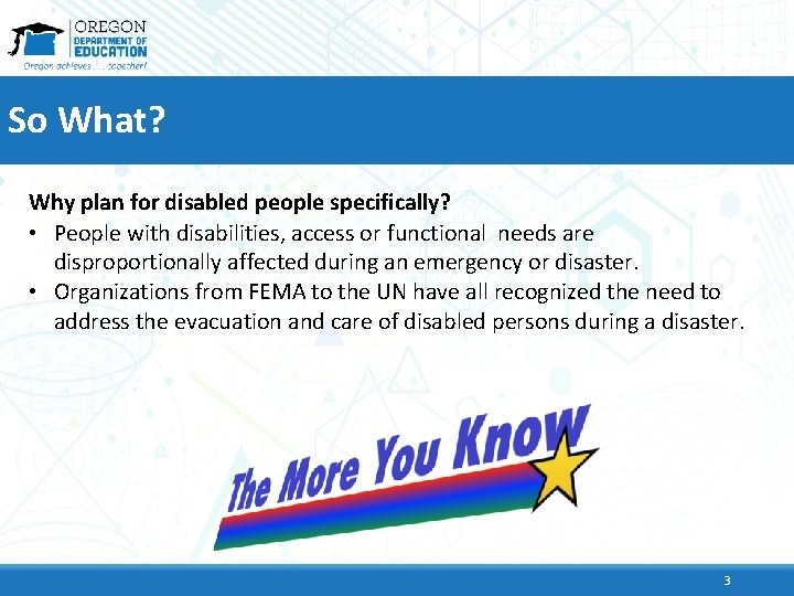 Planning for Disabled Access and Functional Needs Students