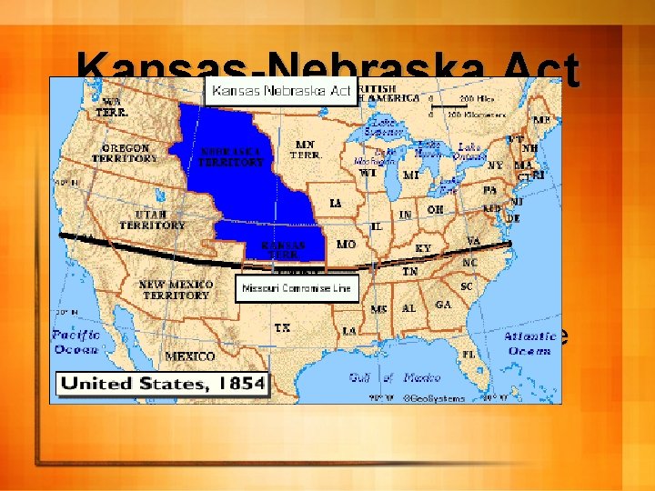 Trouble in Kansas The Election of 1852 l