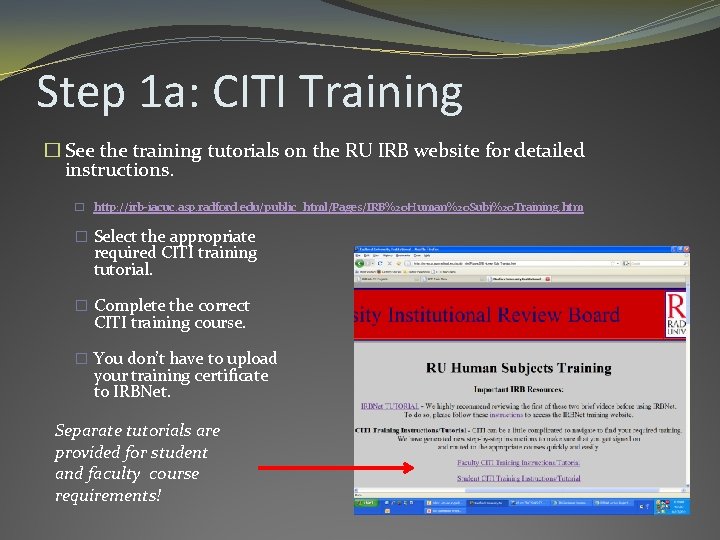 IRB Submission Process For New Applicants Laura Noll