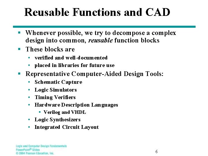 Logic and Computer Design Fundamentals Chapter 3 Combinational