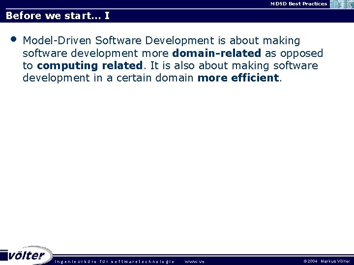 MDSD Best Practices www mdsdbuch de ModelDriven Software