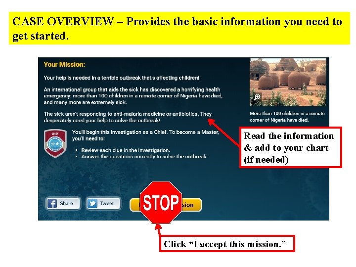 CDC Solve the Outbreak Your class will investigate