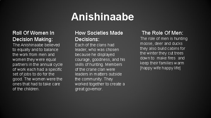 Another First Nation Project By Josh ZACHARIA and