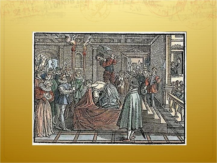 The Execution of Mary Queen of Scots Background