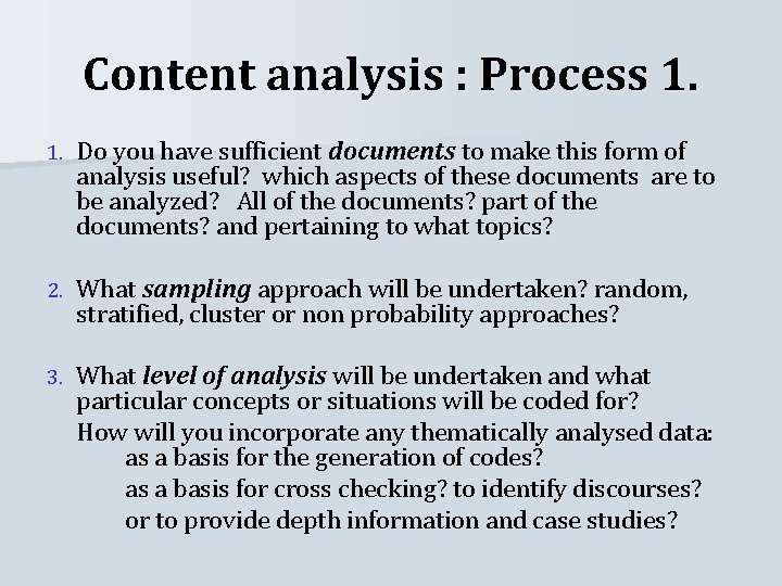 Qualitative Data Analysis An introduction Carol Grbich Chapter