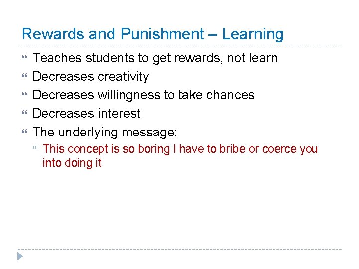 Motivation and Learning Robin Kay UOIT Based on