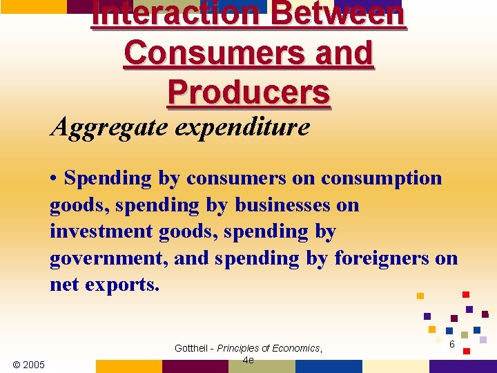 Chapter 22 Equilibrium National Income 2005 Economic Principles