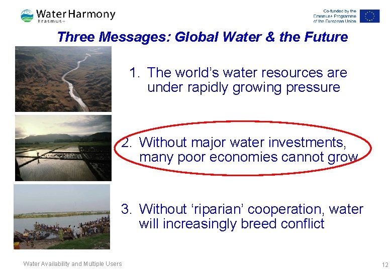 Lesson 1 Availability of Water and Multiple Users
