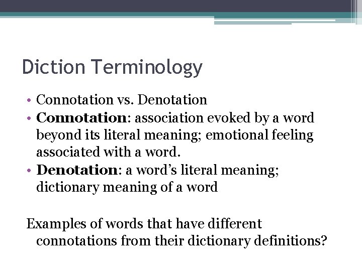 Literary Terminology This packet is your responsibility You
