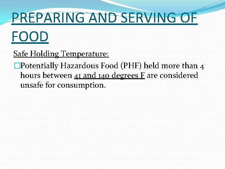 NAVMED P5010 CHAPTER 1 FOOD SAFETY RESPONSIBILITY Chief