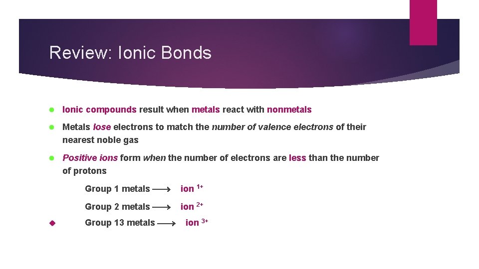 Bonding FOCUS ON COVALENT BONDS TYPES OF BONDS