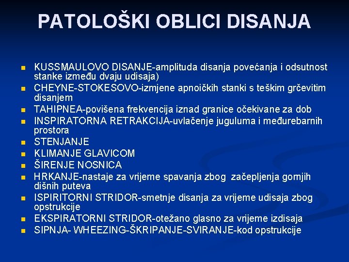 BOLESTI DINIH ORGANA Medicinska kola u Rijeci 2016