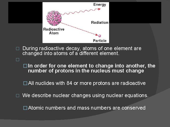 Nuclear NUCLEAR Chemistry CHEMISTRY Facts About the Nucleus