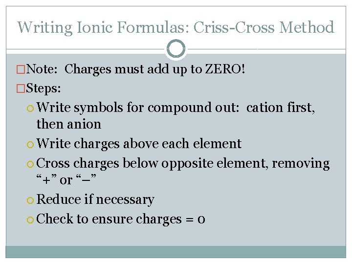 Ionic Bonds Naming Writing Intro Questions MODEL Fe