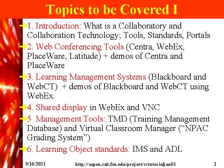 Tutorial on WebBased Collaborative Tools Introduction 18 January