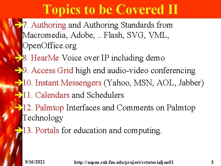 Tutorial on WebBased Collaborative Tools Introduction 18 January