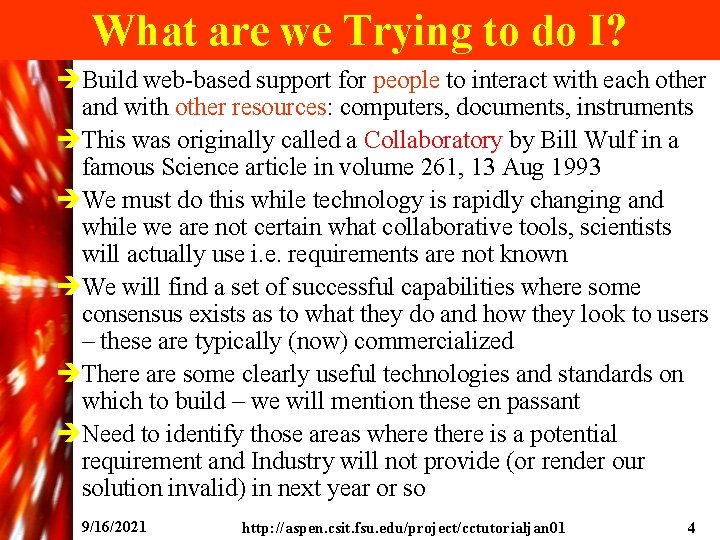 Tutorial on WebBased Collaborative Tools Introduction 18 January